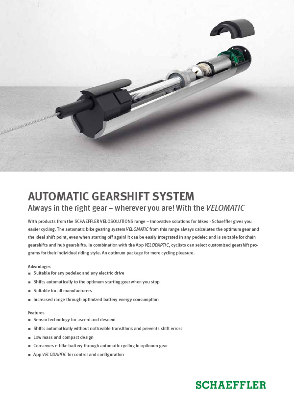 AUTOMATIC GEARSHIFT SYSTEM | Publications | Schaeffler Suisse