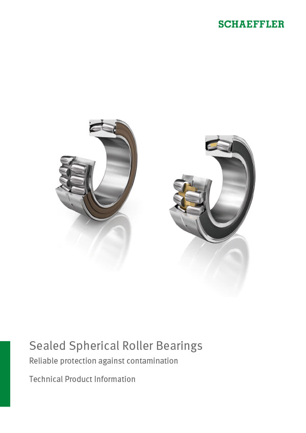 Sealed Spherical Roller Bearings | Publications | Schaeffler Suisse
